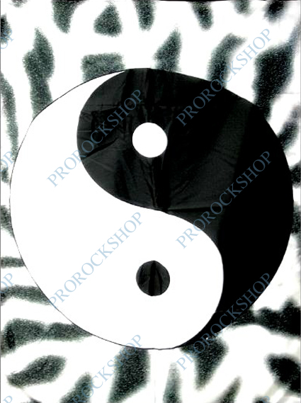 plakát, vlajka jing jang - Black and White - ProRockShop