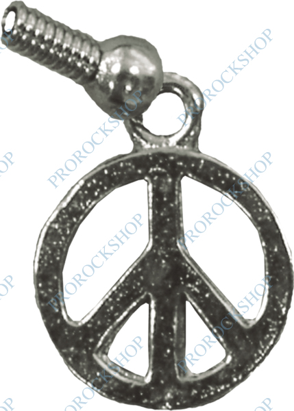 náušnice znak Peace - ProRockShop