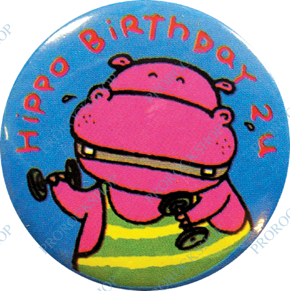 placka / button Hippo - ProRockShop